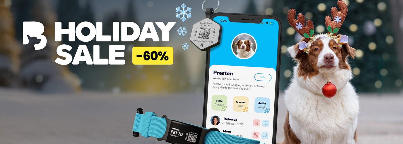 ByteTag - QR Code Dog Tag - QR Code Pet Tag